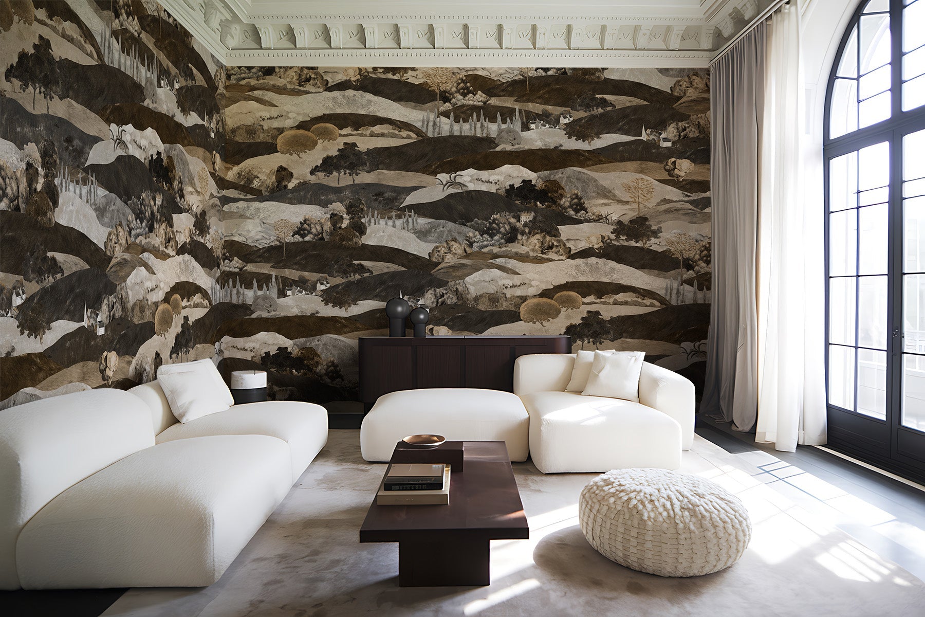 Dark Horizon – Peintures murales d’inspiration asiatique pour les intérieurs maussades – Mots ...