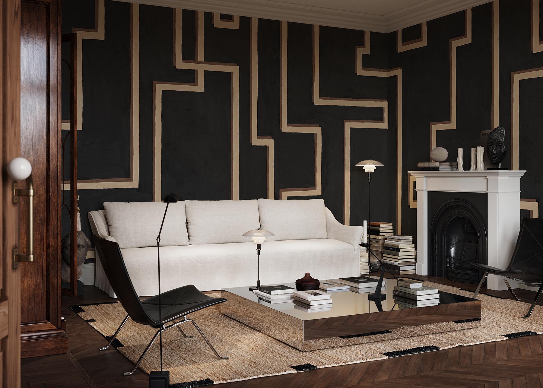 Asian Luxe Wall Murals – Timeless Minimalist Elegance & Art – belarteSTUDIO