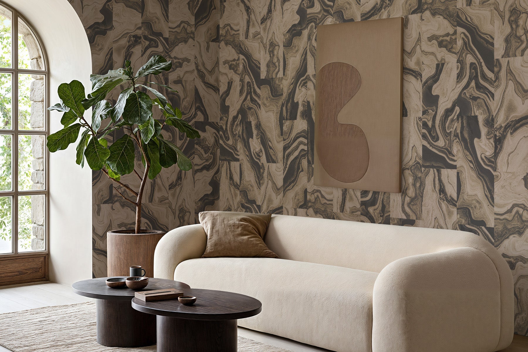 Earth Modernism Wall Murals – Sleek, Natural & Sustainable Design ...