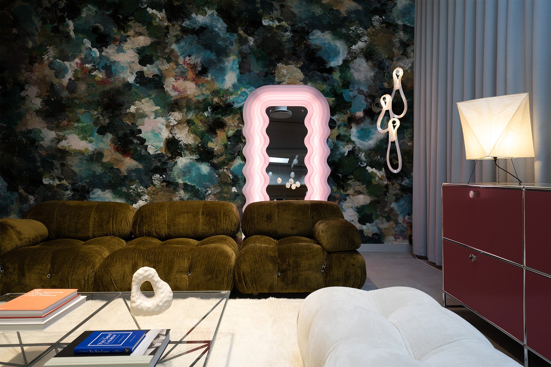 Ornate Maximalist – Dark Floral Wall Murals for Dramatic Interiors ...