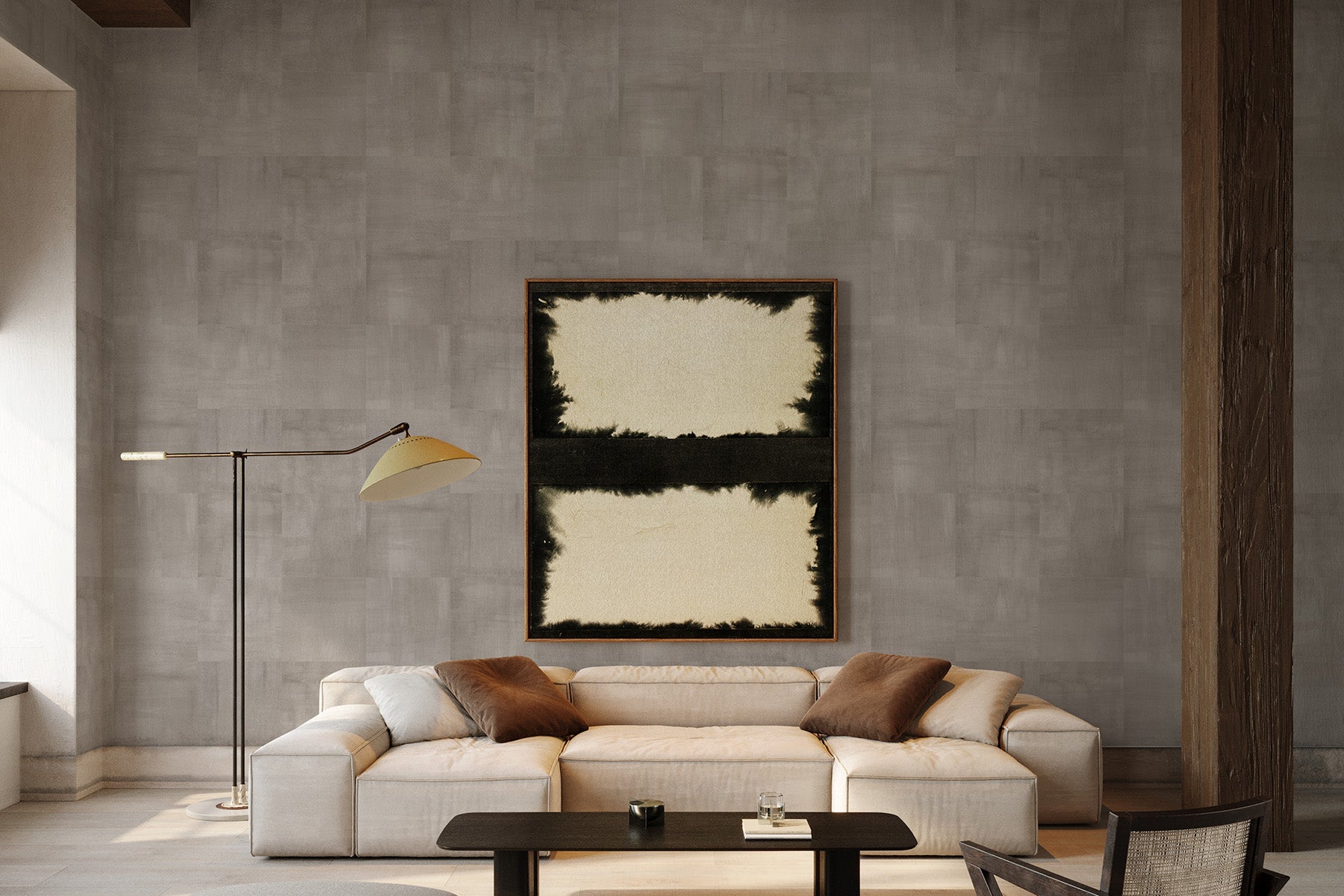 Raw Japandi Wall Murals | Wabi-Sabi Textured Designs – belarteSTUDIO