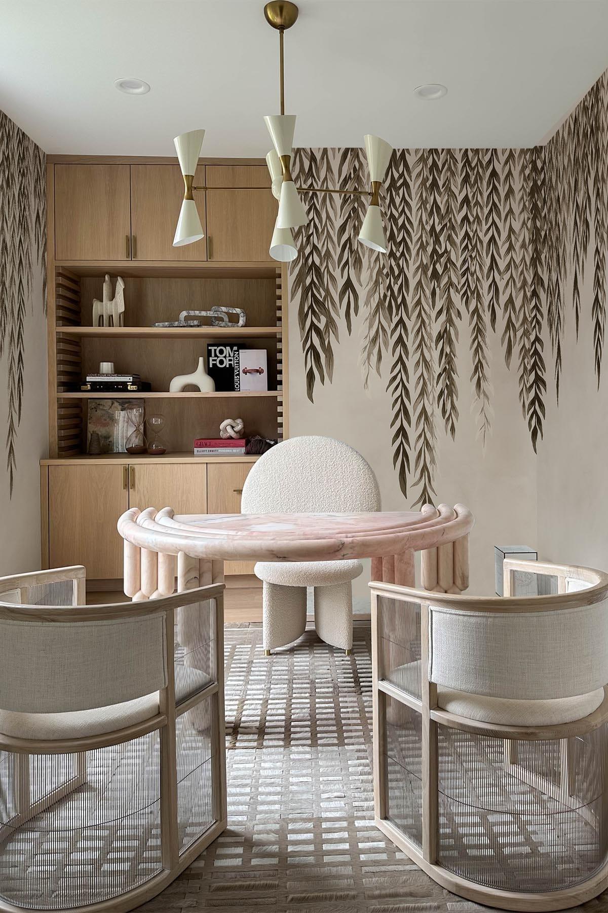 Embrace Nature's Warmth | Biophilic Leaves in brown tones – belarteSTUDIO