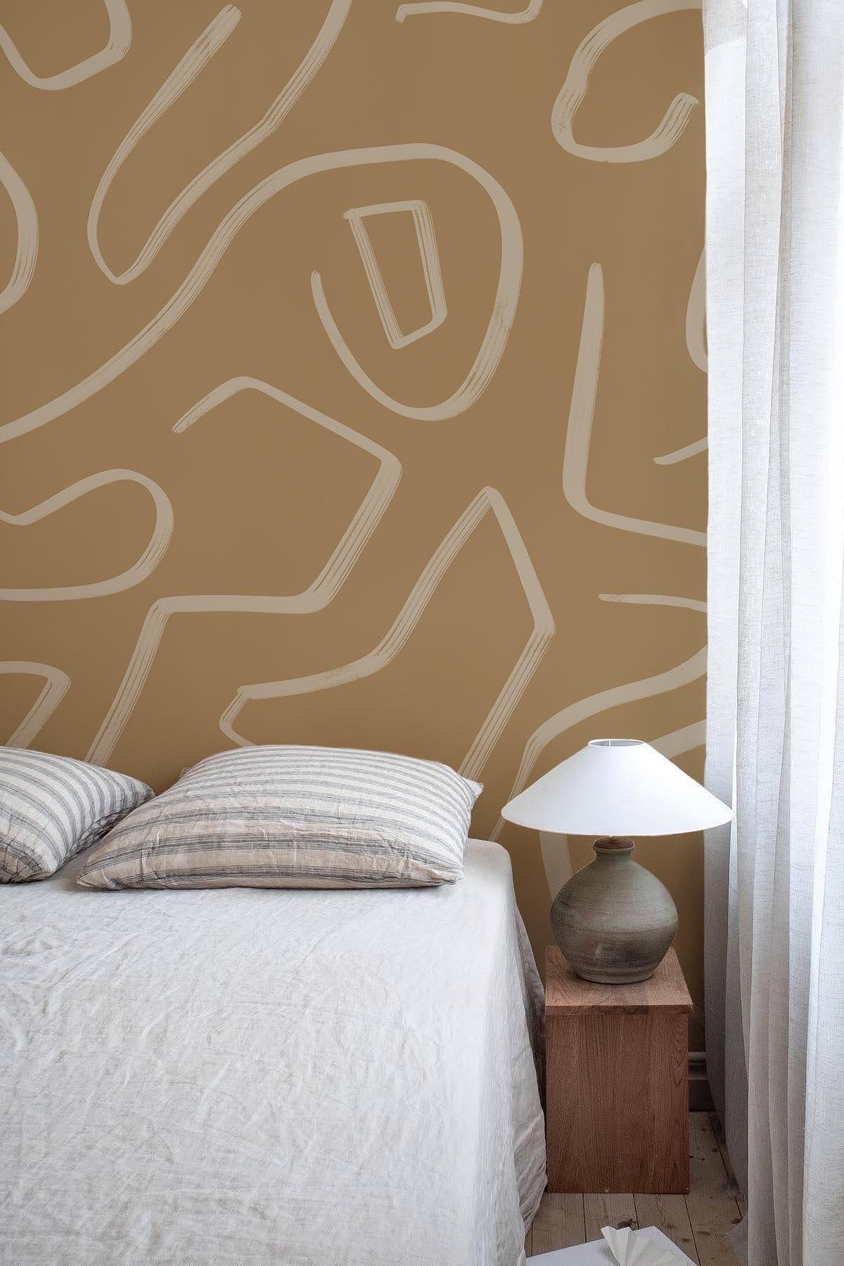 Artistic Lines wall mural | Create a calm and harmonious interior ...