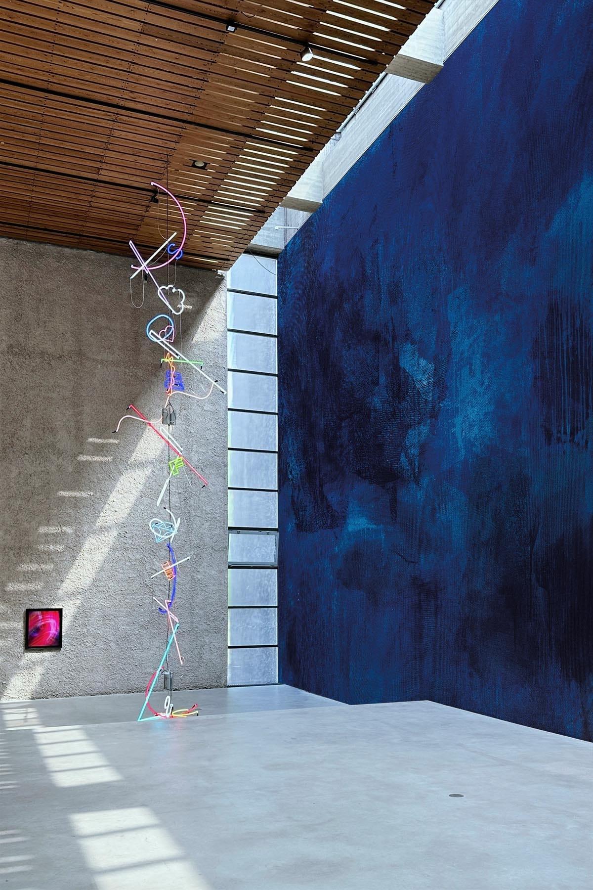 Always And Forever Wall Mural – Timeless Abstract Art in Blue ...