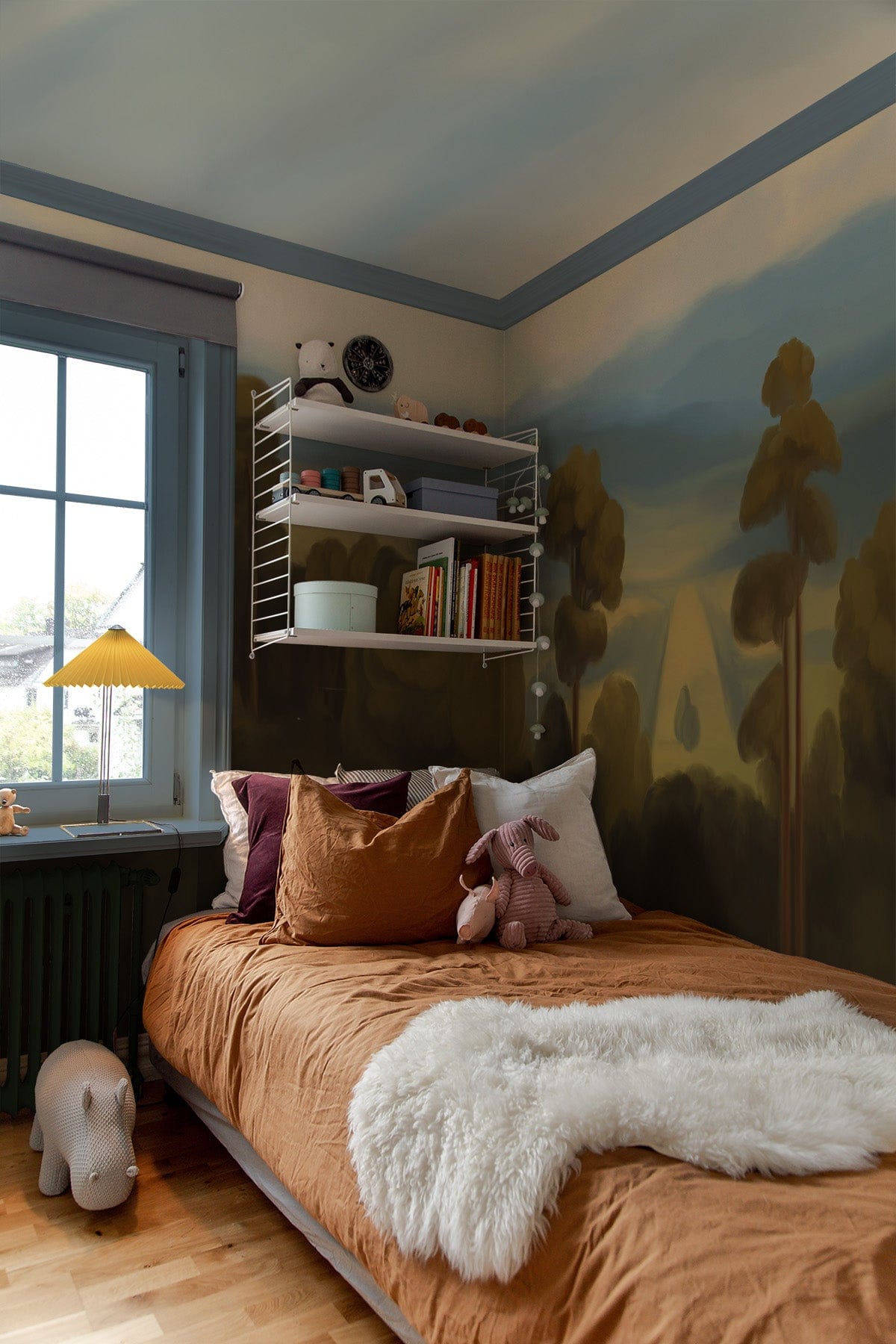 Soft Horizon Blue Wall Mural – Dreamy & Serene Cloudlike Design ...
