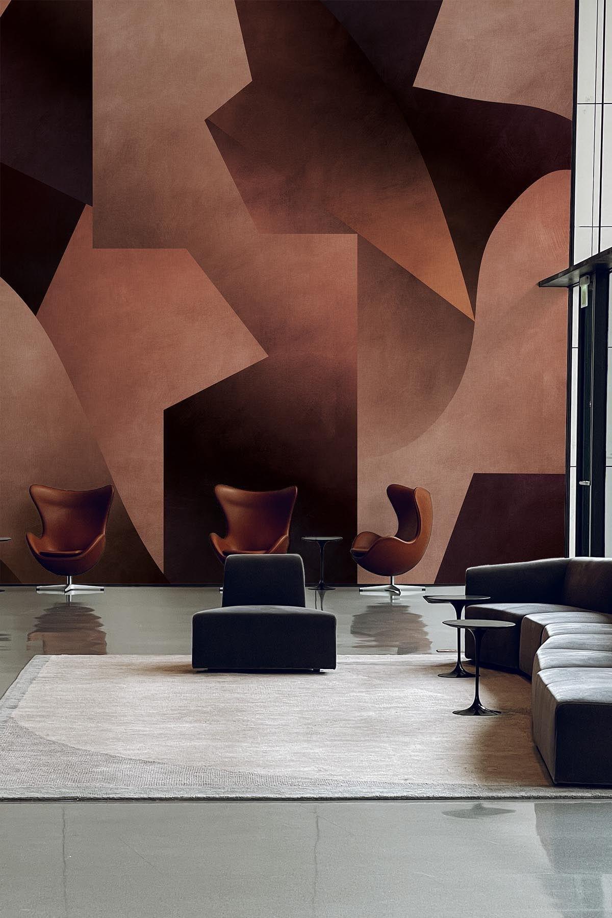 Gradient Graphic | Graphic wall mural for your living room walls ...