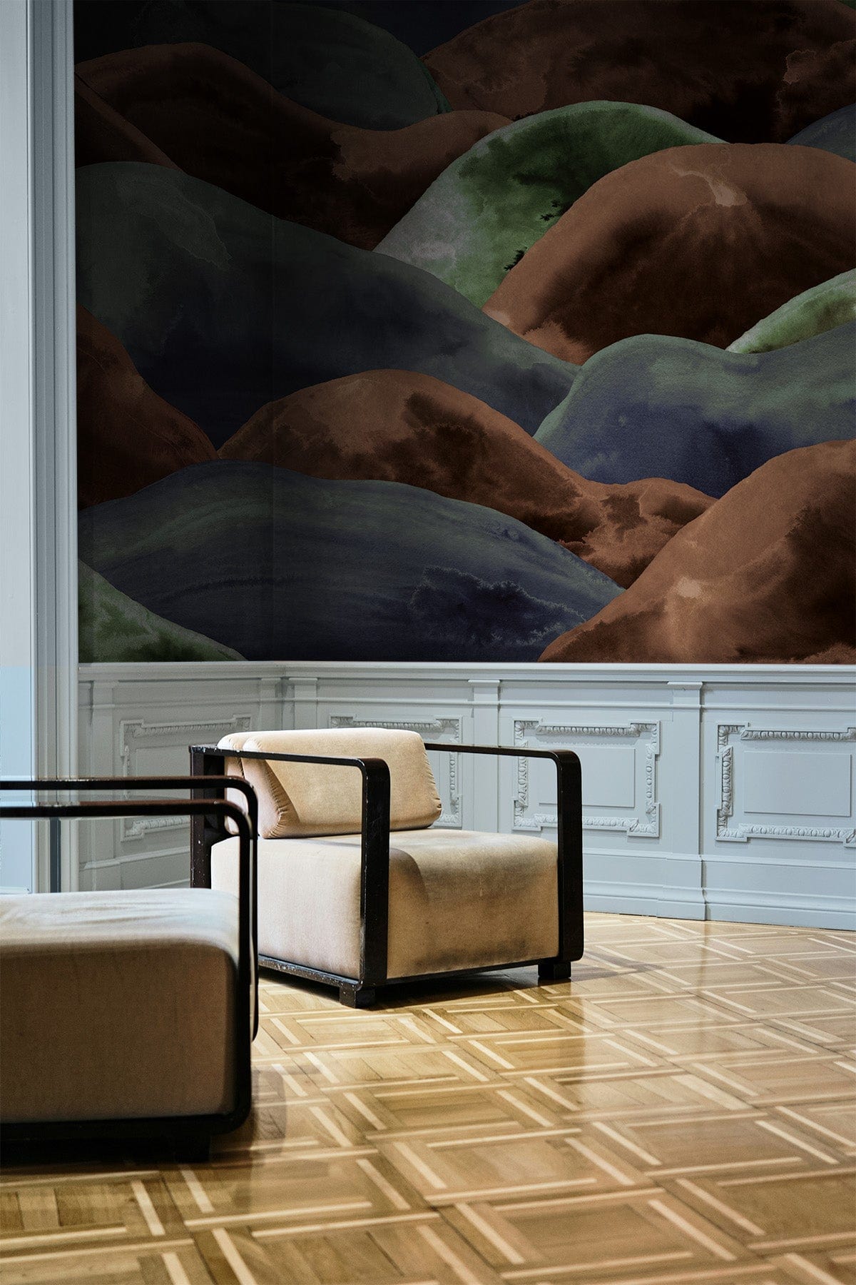 Maximalist Landscape | Aquarelle Hills Mural – belarteSTUDIO