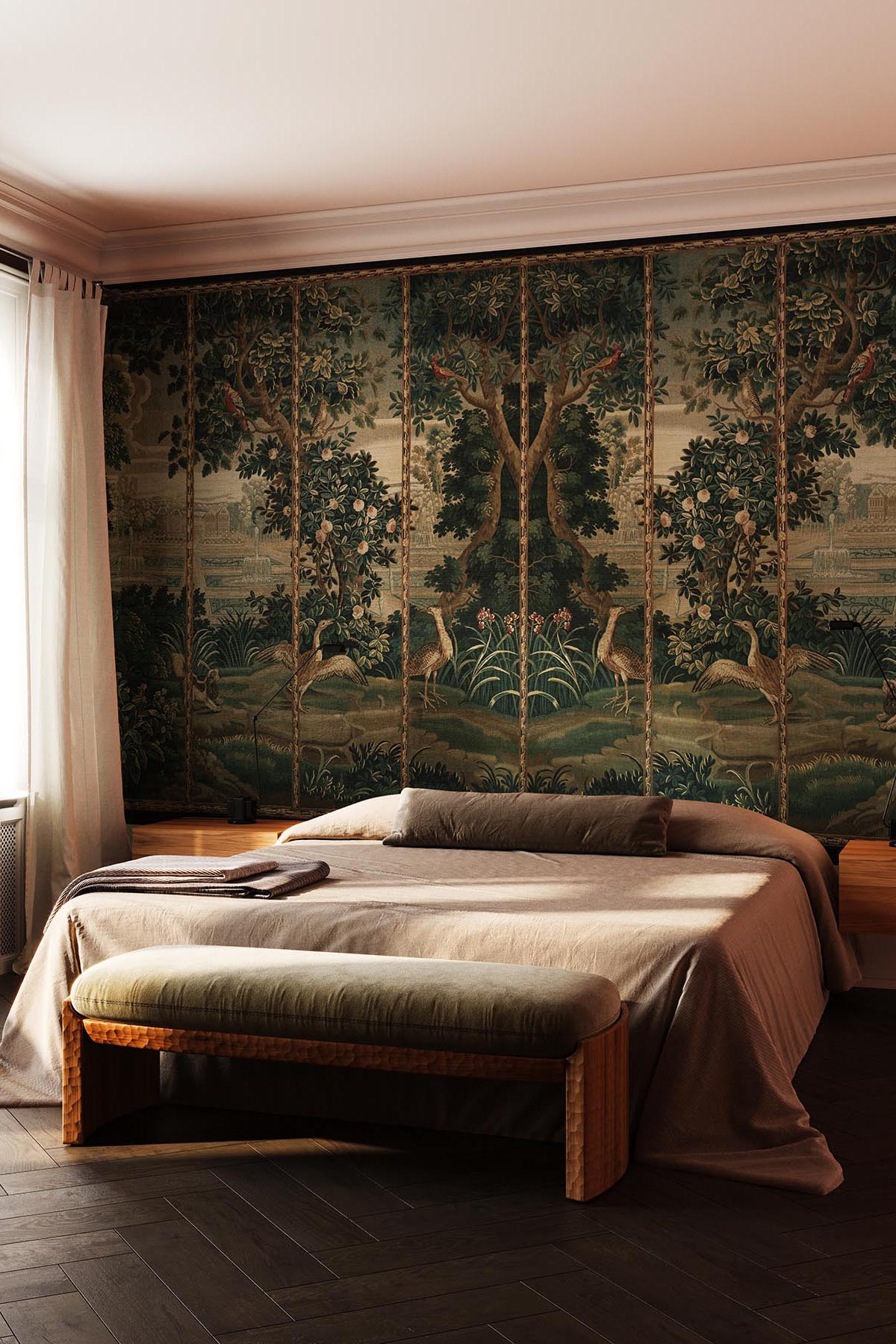 Framed Landscape Green Multi | Landscape Wall Mural – belarteSTUDIO
