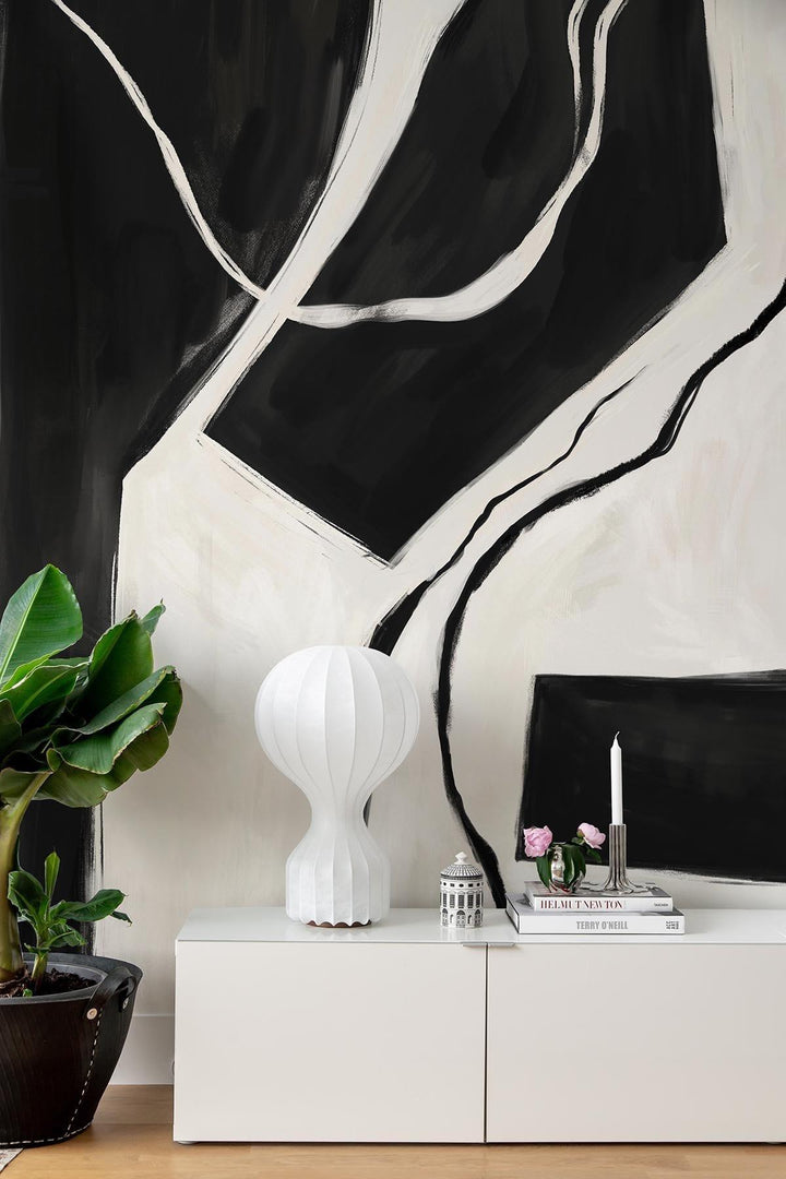 Contrast Painting Black And White